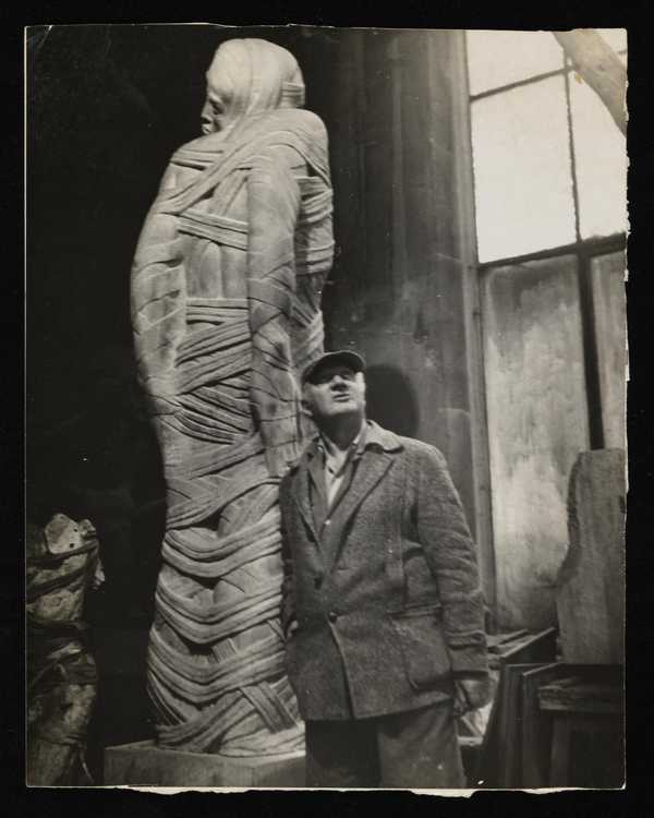 Photograph of ‘Lazarus’ by Jacob Epstein‘, Anonymous, [c.1948 ...