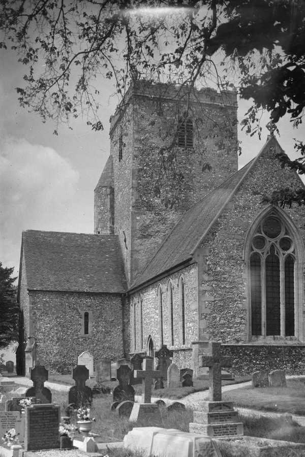 Photograph of St Mary’s Church in Cholsey, Oxfordshire‘, John Piper, [c ...