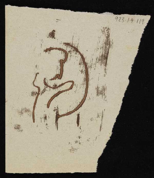 Printmaking experiment‘, Cecil Collins‘, Cecil Collins – Tate Archive ...