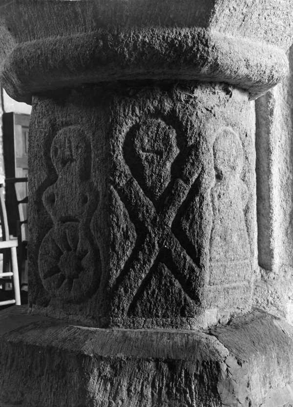 Photograph of the font at St Michael’s Church, Spreyton, Devon‘, John ...