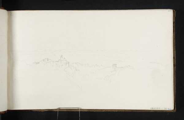 ‘View of Marino, near Lake Albano‘, Joseph Mallord William Turner, 1819 ...