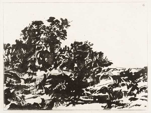 ‘Plate 6‘, Alexander Cozens, c.1785 | Tate