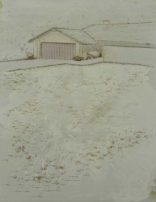 ‘overnight‘, Michael Raedecker, 1998 | Tate