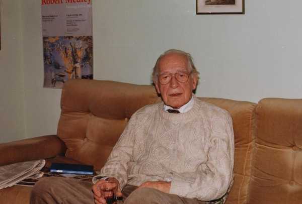Photograph of Robert Medley aged 80‘, collection owner: Robert Medley ...