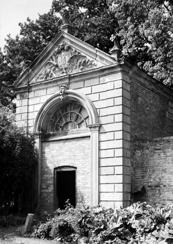 Photograph of the garden pavilion at Blodwell Hall in Llanyblodwel ...