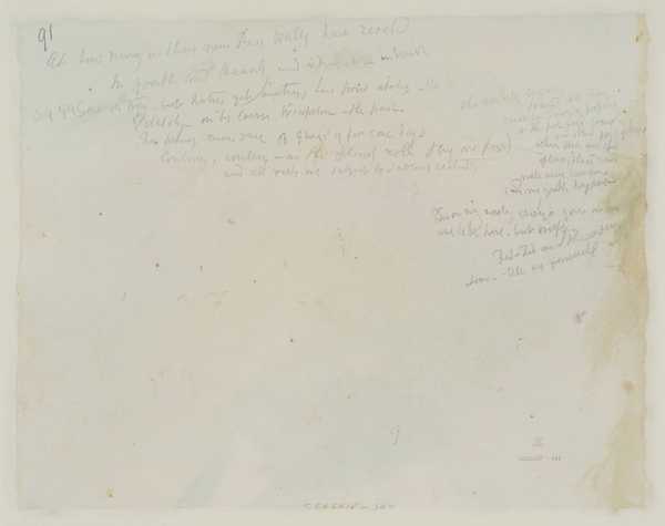 inscriptions by Turner]‘, Joseph Mallord William Turner, after c.1830 ...