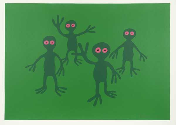 ‘Green Figures‘, Nicholas Monro, 1970 | Tate