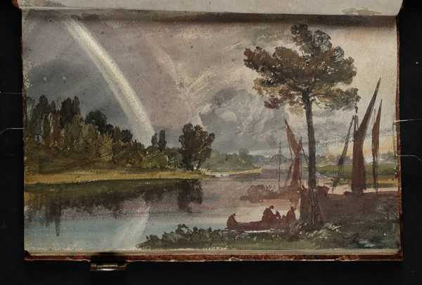 ‘The Thames near Isleworth with a Double Rainbow‘, Joseph Mallord ...