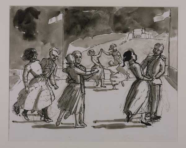 ‘Drawing for ‘The Dance’‘, Paula Rego, 1988 | Tate