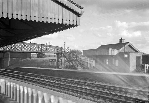 Photograph of Haddenham Railway Station in Cambridgeshire‘, John Piper ...