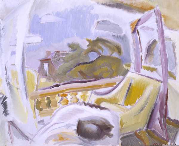‘Balcony at Cambridge‘, Ivon Hitchens, 1929 | Tate
