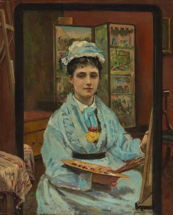 ‘Through the Looking-Glass‘, Louise Jopling, 1875 | Tate