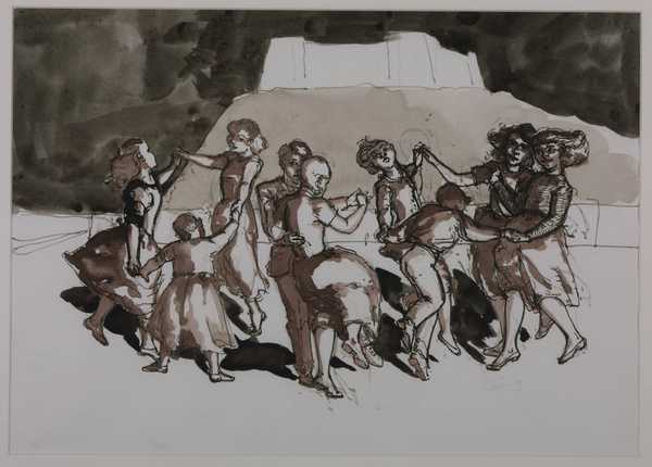 ‘Drawing for ‘The Dance’‘, Paula Rego, 1988 | Tate