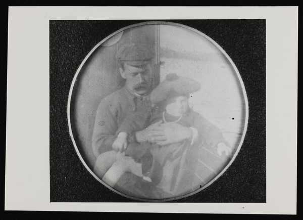 Photograph of Henry Scott Tuke with Myrtle De Pass on Alfred A De Pass ...