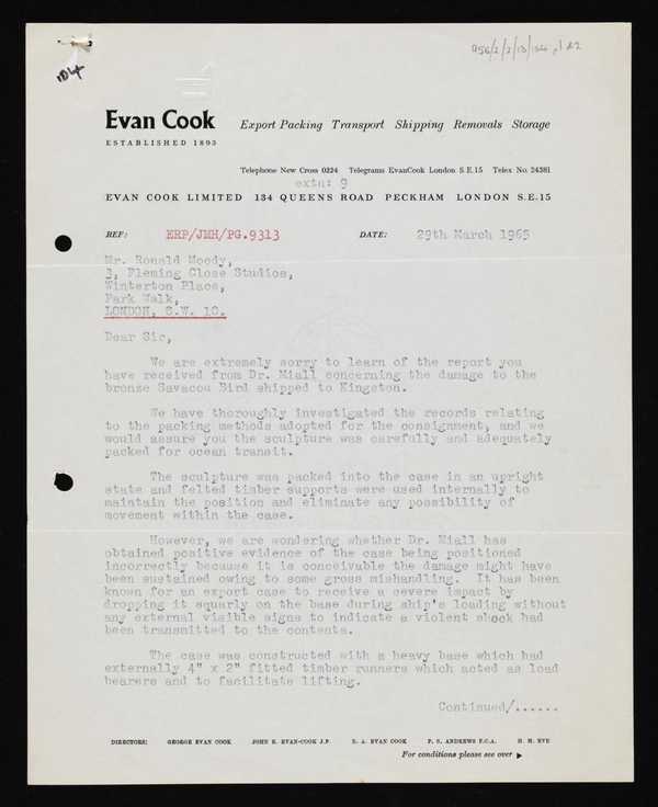 Evan Cook Limited | Tate