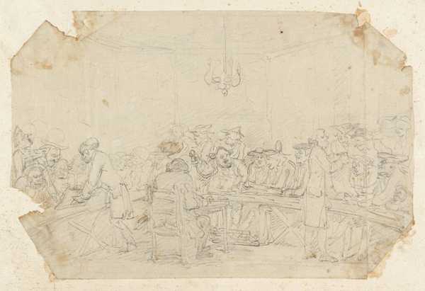 ‘The Auction‘, Thomas Rowlandson | Tate