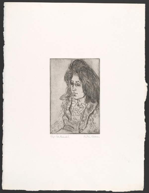 Ida Haendel’‘, Milein Cosman, [1970s–1980s]‘, Milein Cosman, [1970s ...