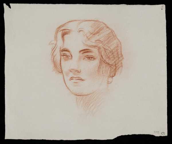 Study of a young unidentified woman‘, Sir William Rothenstein‘, Sir ...