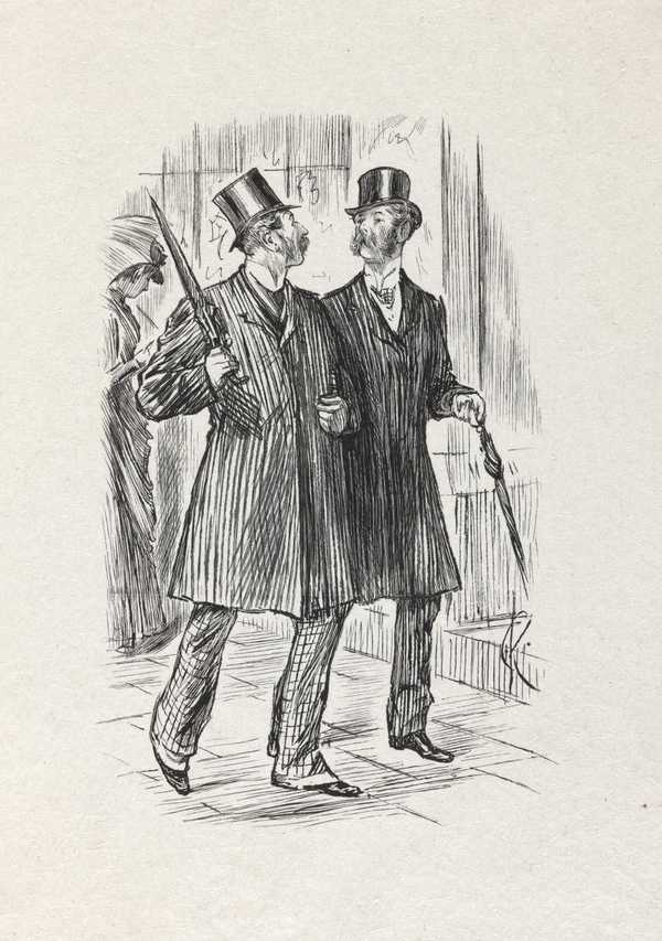 Wood engraving titled ‘Unco Guid!’‘, Charles Samuel Keene, 15 October ...