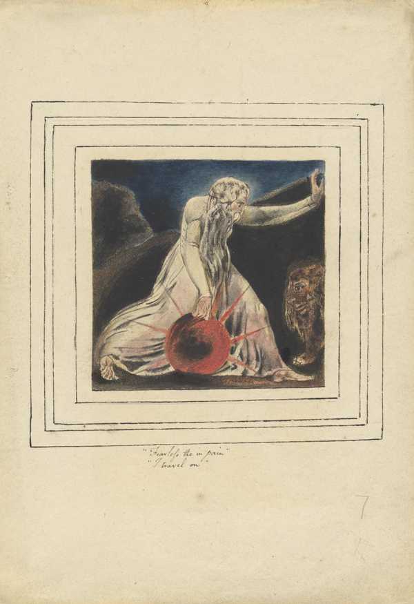 ‘First Book of Urizen pl. 21‘, William Blake, 1796, c.1818 | Tate