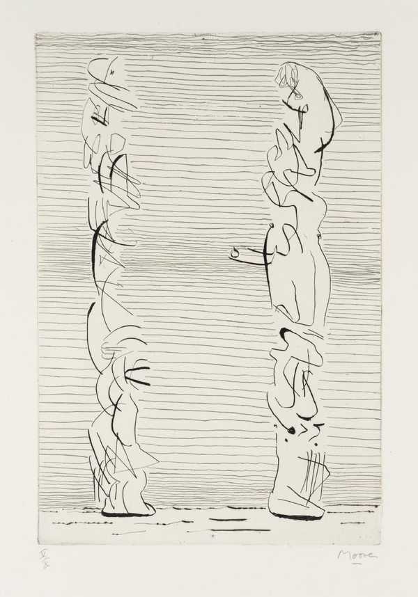‘Two Tall Figures: Man and Woman‘, Henry Moore OM, CH, 1970–4 | Tate
