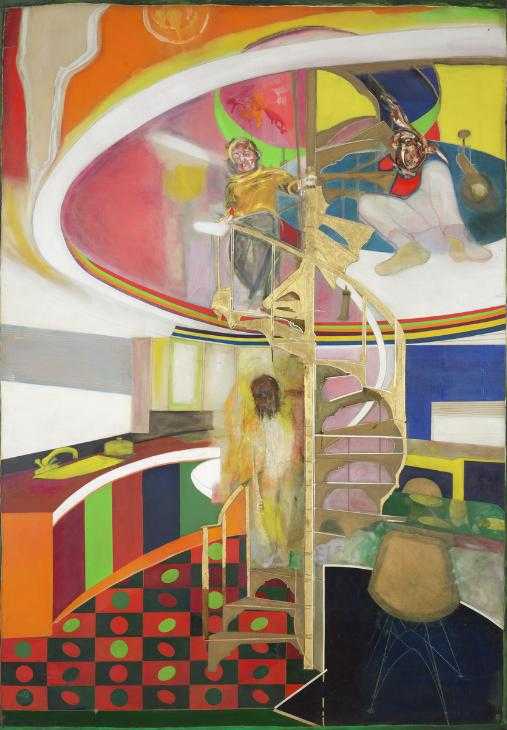 ‘Mirror‘, Sir Frank Bowling OBE RA, 1964–6 | Tate