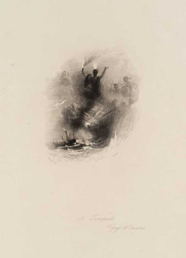 ‘A Tempest - Voyage of Columbus‘, after Joseph Mallord William Turner ...