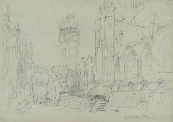 ‘St Nicholas’s Church and the Belfry, Ghent (‘St Michael and Belfry ...