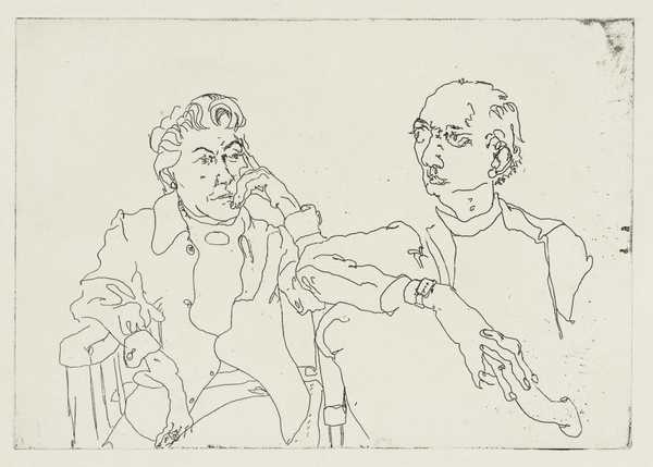 ‘Nigel and Maude Gosling‘, Barry Flanagan, 1972 | Tate