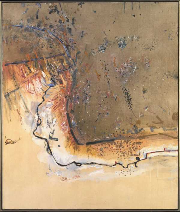 ‘Dry Creek Bed, Werribee Gorge I‘, Fred Williams, 1977 | Tate