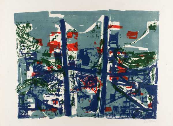 ‘Landscape in Blue‘, Birgit Skiöld, 1958 | Tate