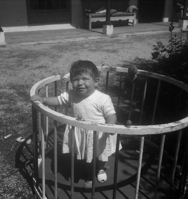 Photograph of infant, Maria Gordon, at the park‘, Eileen Agar, 1952–6 ...