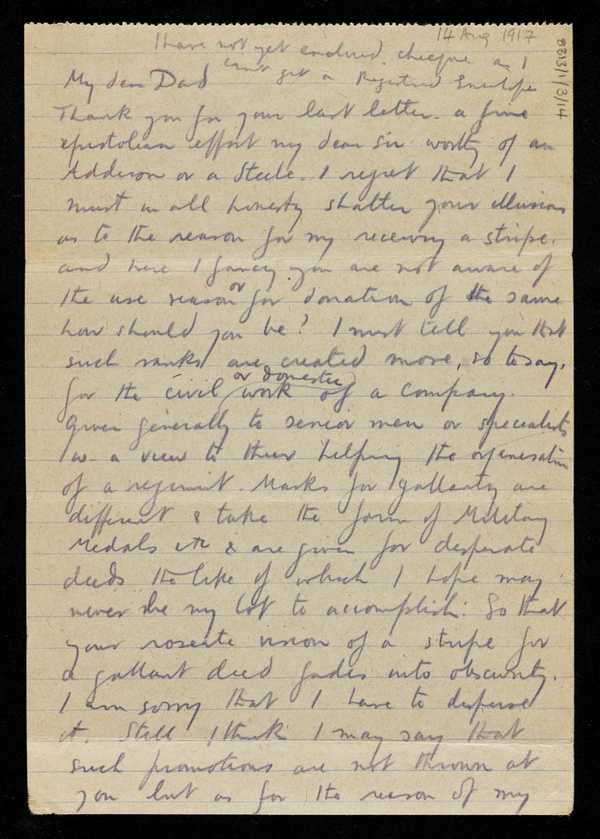 Letter from John Nash to William Harry Nash‘, John Nash, recipient ...