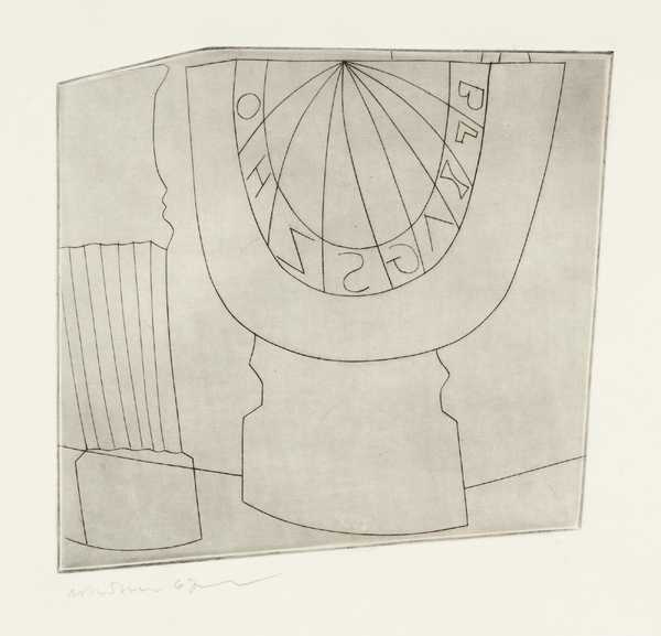 ‘Turkish sundial & column‘, Ben Nicholson OM, 1967 | Tate