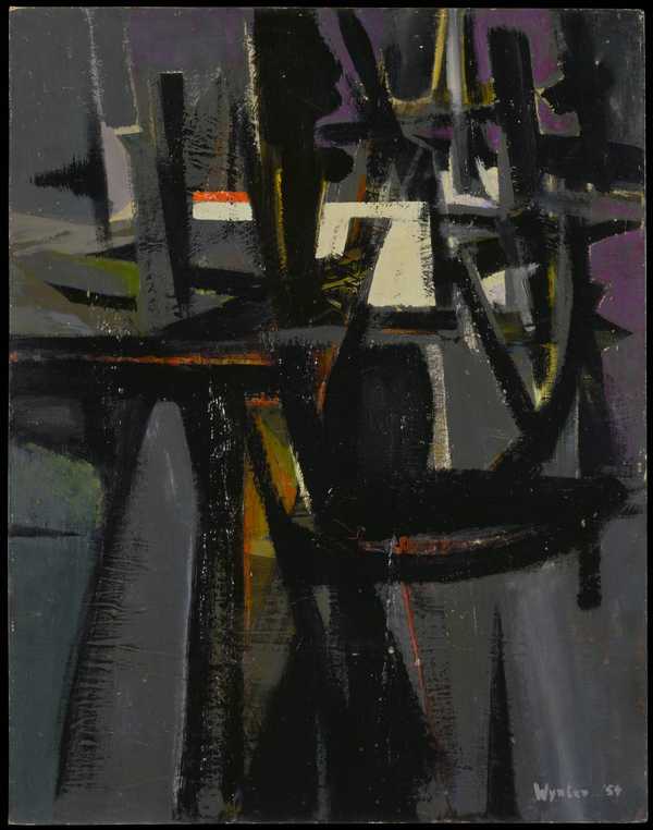 ‘Dark Landscape‘, Bryan Wynter, 1954 | Tate