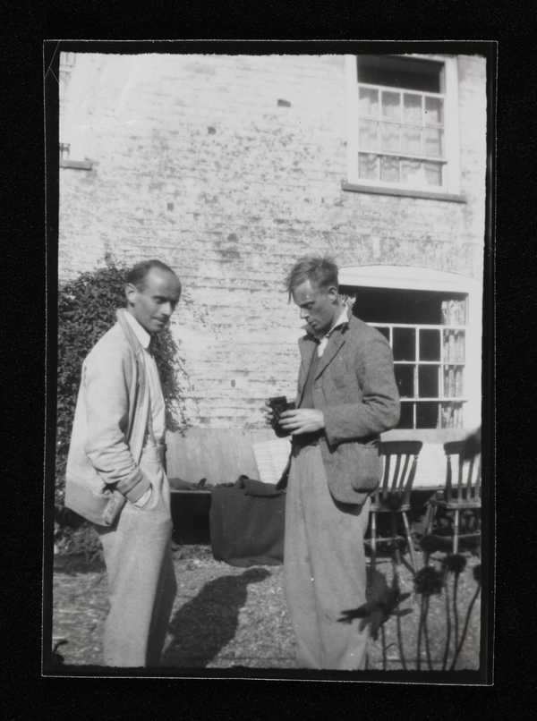 Photographs of Ben Nicholson and Ivon Hitchens in Happisburgh, Norfolk ...