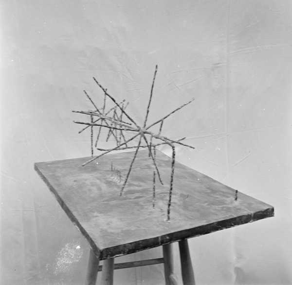 Photograph showing artwork possibly by William Turnbull‘, Nigel ...