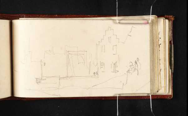 ‘The Rhine Front at Cologne with the Flying Bridge‘, Joseph Mallord ...