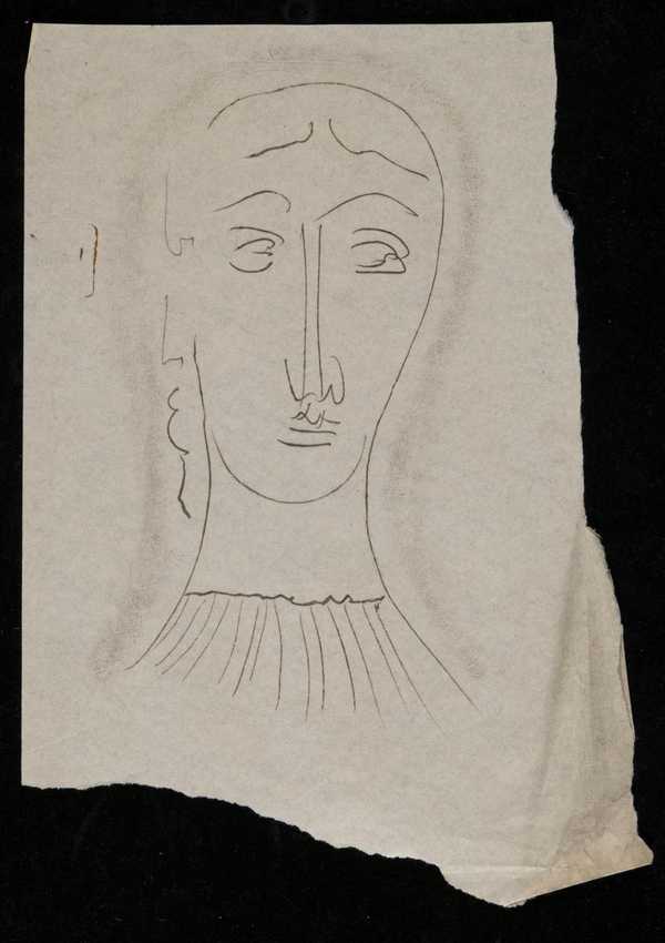 Print of a head‘, Cecil Collins‘, Cecil Collins – Tate Archive | Tate