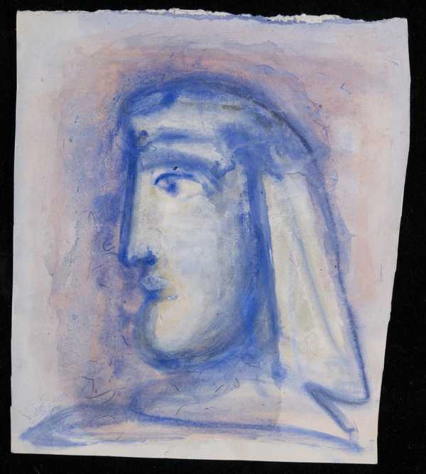 Study of a profile of a head by Cecil Collins‘, Cecil Collins‘, Cecil ...