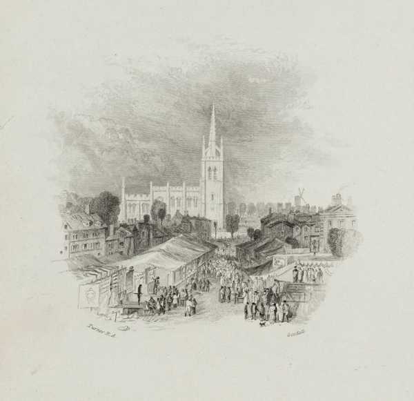‘A Village Fair, engraved by E. Goodall‘, after Joseph Mallord William ...