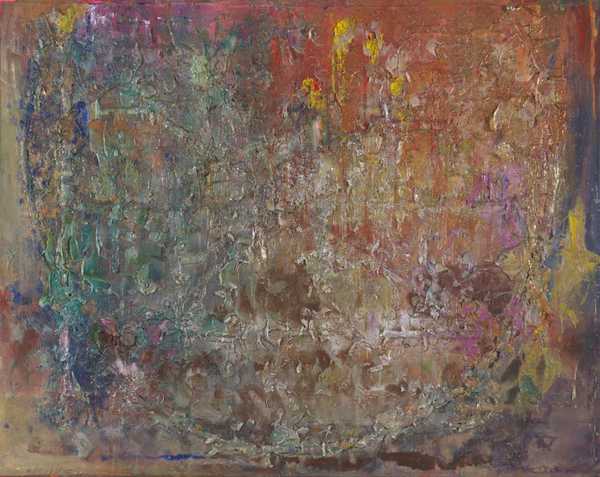 ‘Spreadout Ron Kitaj‘, Sir Frank Bowling OBE RA, 1984–6 | Tate