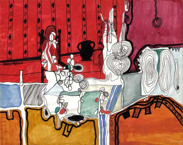 ‘Untitled (Drawing)‘, Lancelot Ribeiro, 1964 | Tate