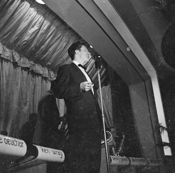 Photograph showing jazz vocalist performing‘, Nigel Henderson‘, Nigel ...
