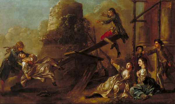 ‘See-Saw‘, Francis Hayman, c.1742 | Tate