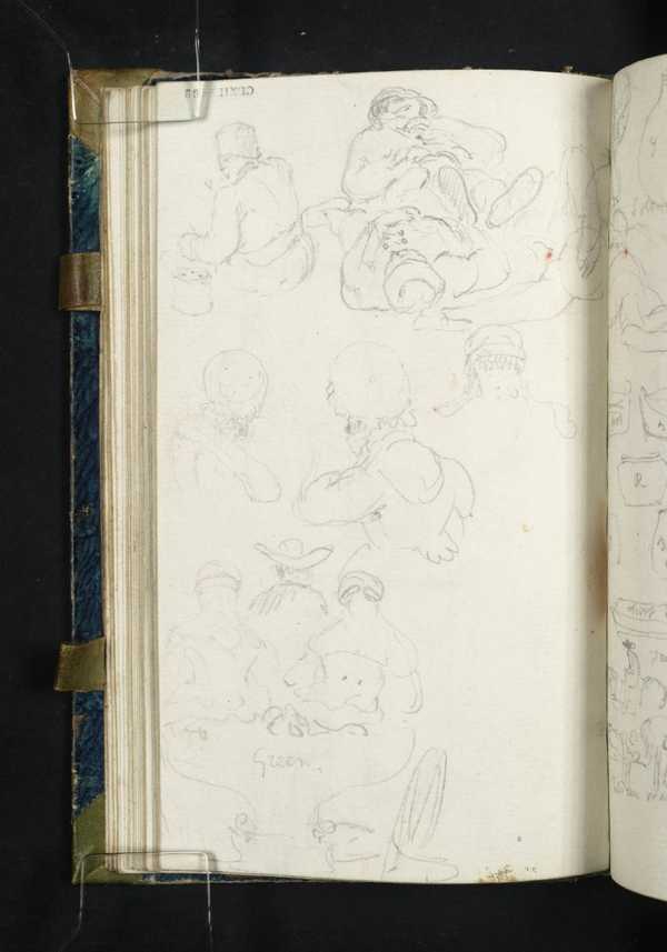 ‘Figures‘, Joseph Mallord William Turner, 1817 | Tate