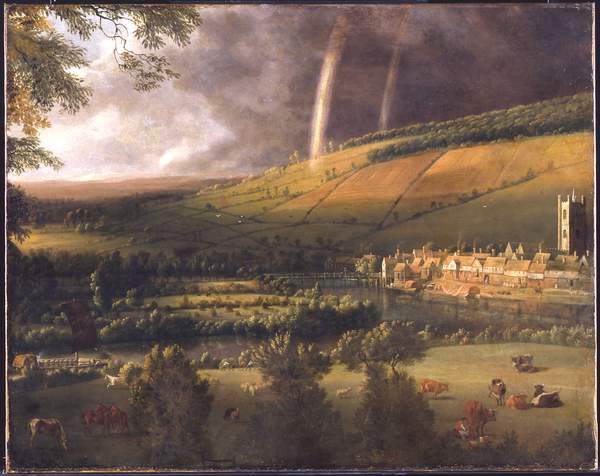 Landscape with Rainbow, Henley-on-Thames c.1690 by Jan Siberechts | Tate